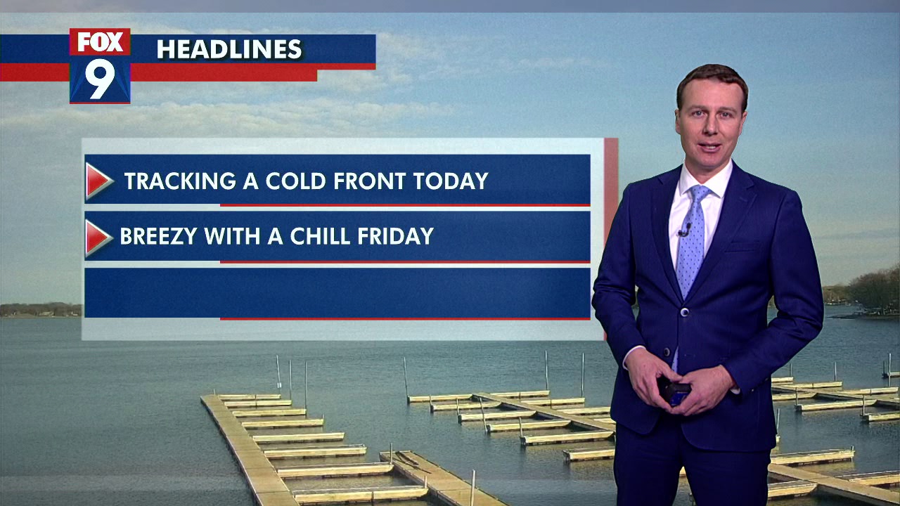 Minnesota weather: Windy Friday, sunny weekend | FOX 9 Minneapolis-St. Paul