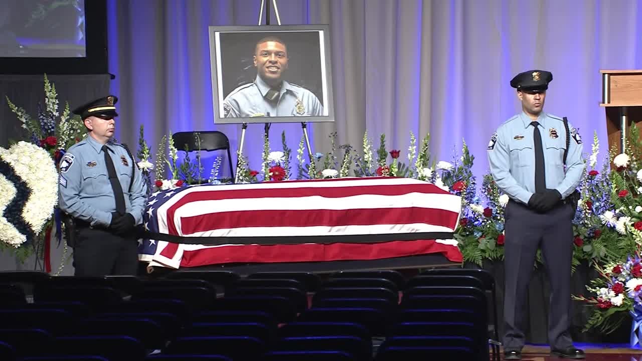 MPD Officer Jamal Mitchell's memorial service [FULL] | FOX 9 ...