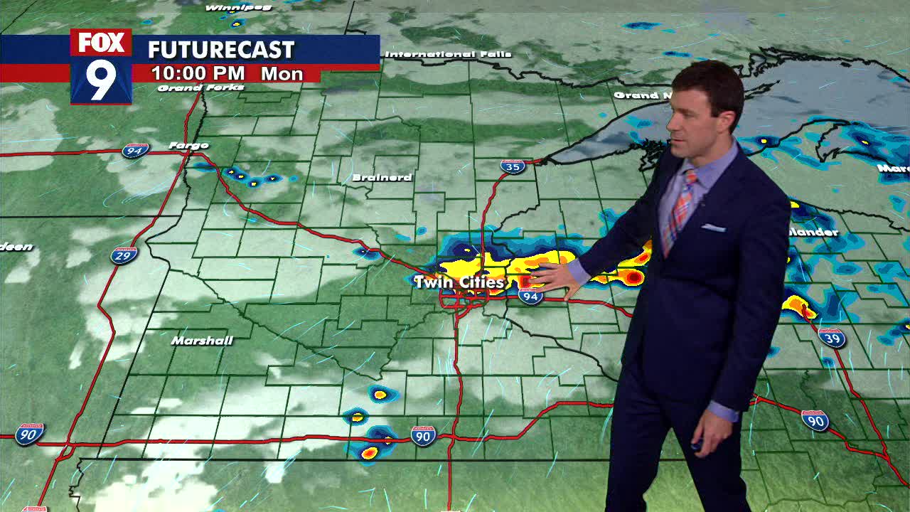 MN weather: Pocket late day, evening storms Monday | FOX 9 Minneapolis ...