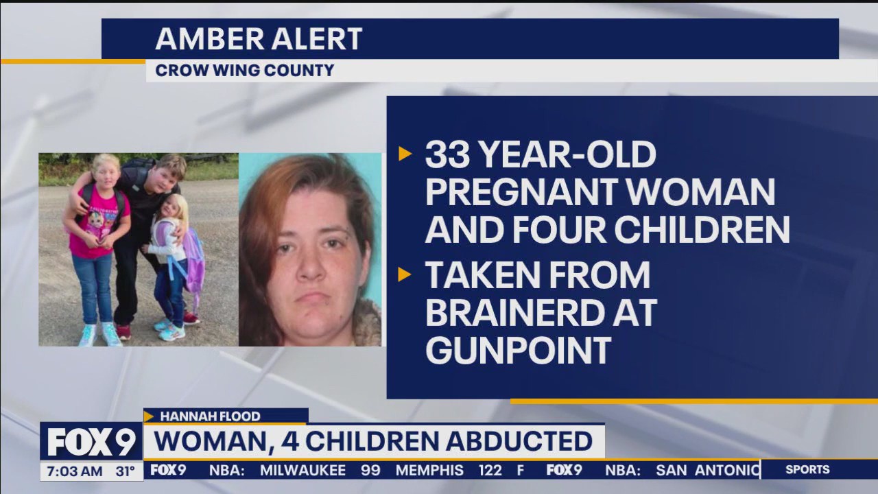 Amber Alert after woman, 4 kids abducted at gunpoint | FOX 9 ...