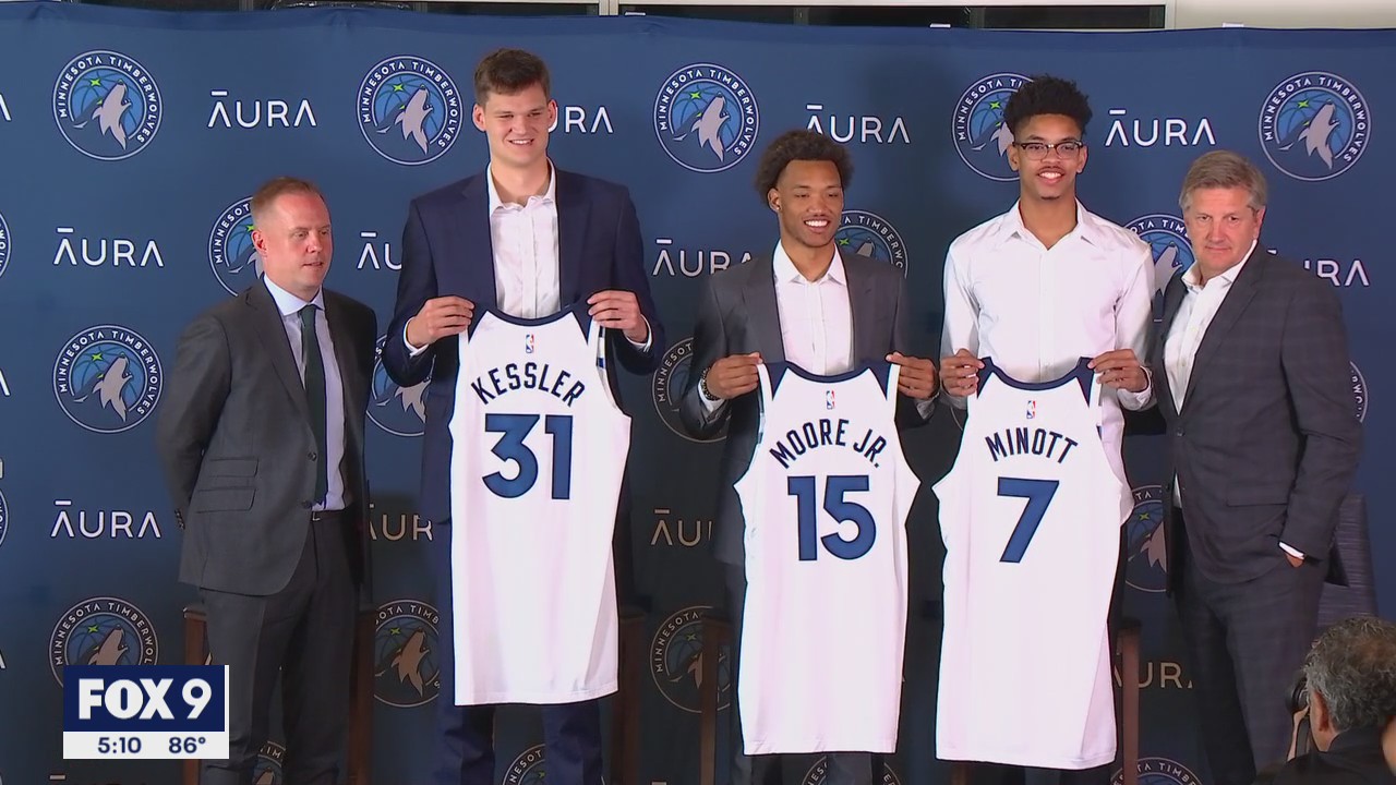 Minnesota Timberwolves rookies introduced | FOX 9 Minneapolis-St. Paul