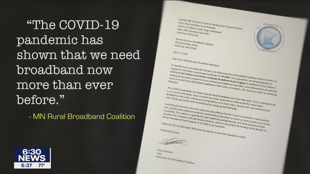 Minnesota lawmakers push for increased broadband for distance learning ...