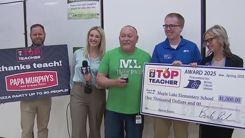 Top Teacher: Steve Fuchs from Maple Lake Elementary School | FOX 9 ...