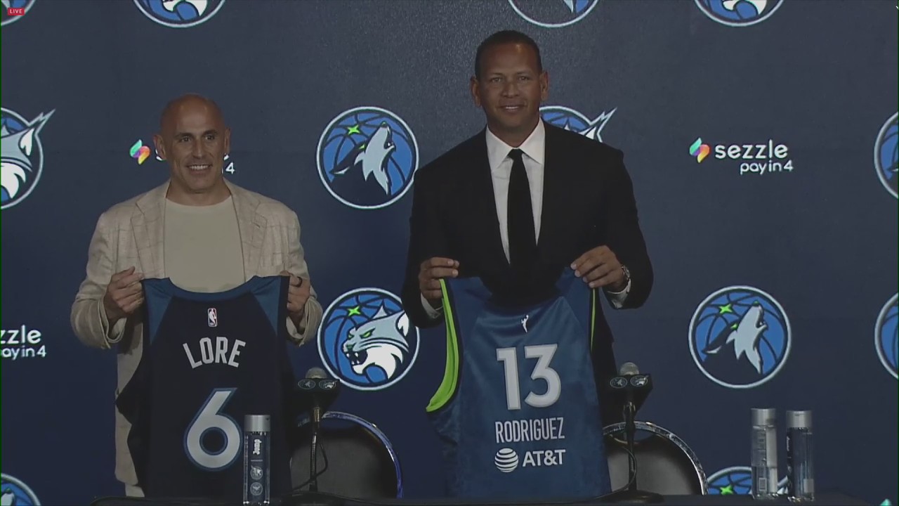 Timberwolves introduce new owners Alex Rodriguez, Marc Lore [RAW] | FOX ...