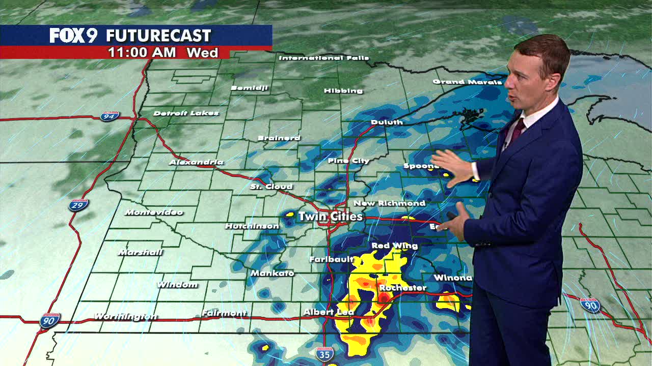 MN weather: Wet and cloudy Wednesday | FOX 9 Minneapolis-St. Paul