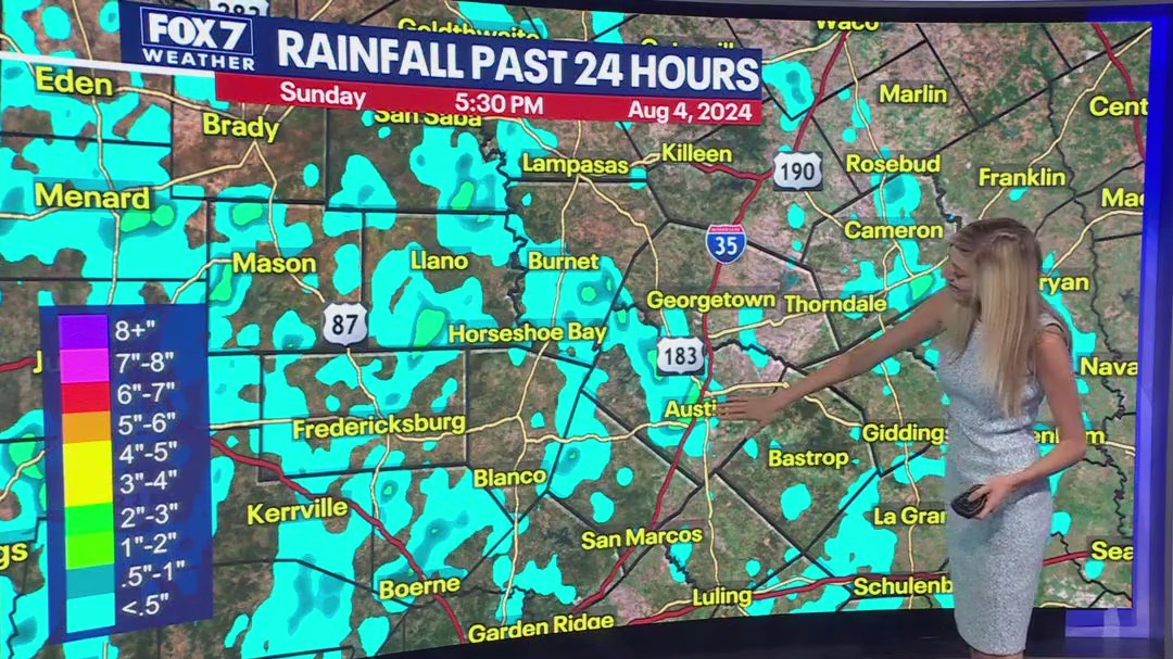 Austin weather: Wet Sunday, but hot week | FOX 7 Austin