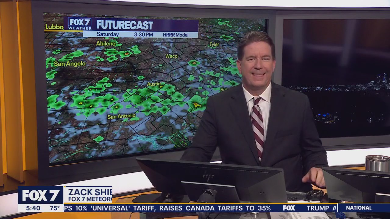 Austin weather: Rain chances for the weekend | FOX 7 Austin