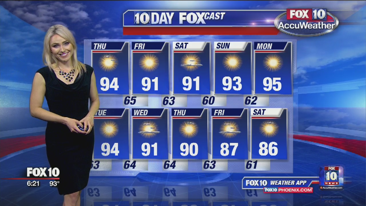 6PM Weather - 10/11/2017 | FOX 10 Phoenix