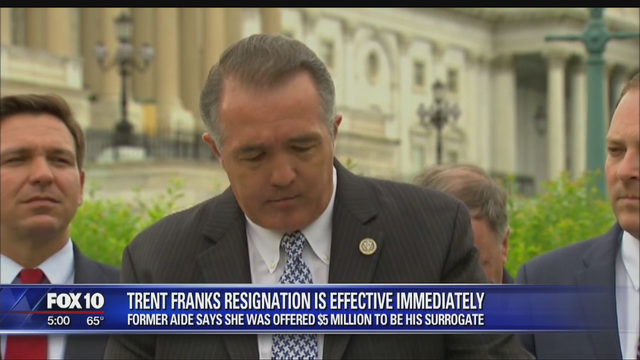 Rep. Trent Franks resigning immediately, not at end of January | FOX 10 ...
