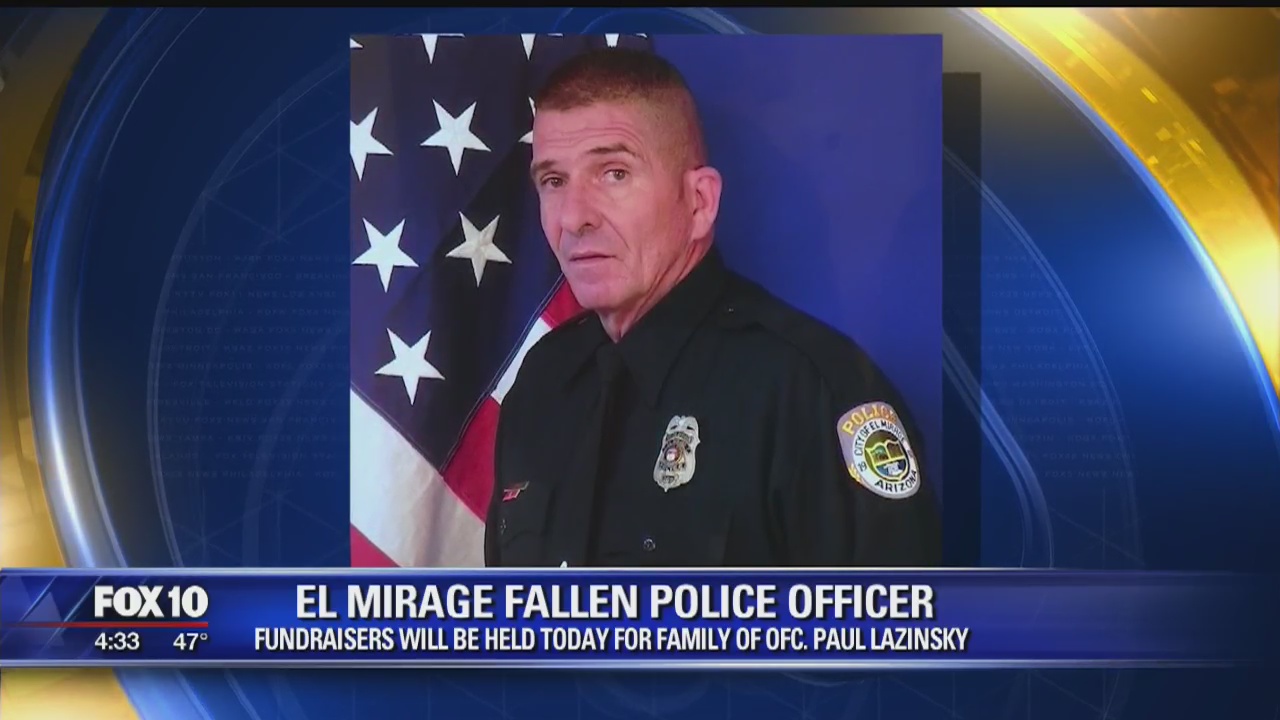 Fundraisers held for family of fallen El Mirage police officer | FOX 10 ...