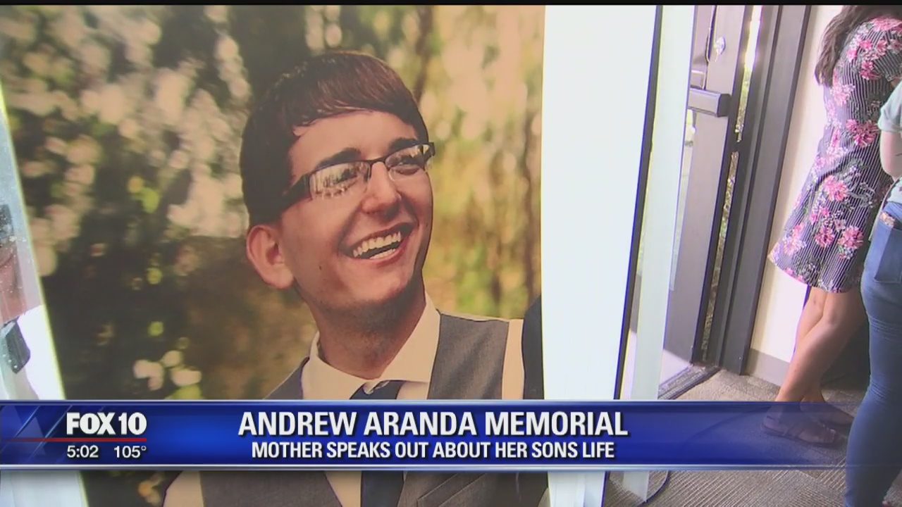 Memorial service held for Andrew Aranda | FOX 10 Phoenix