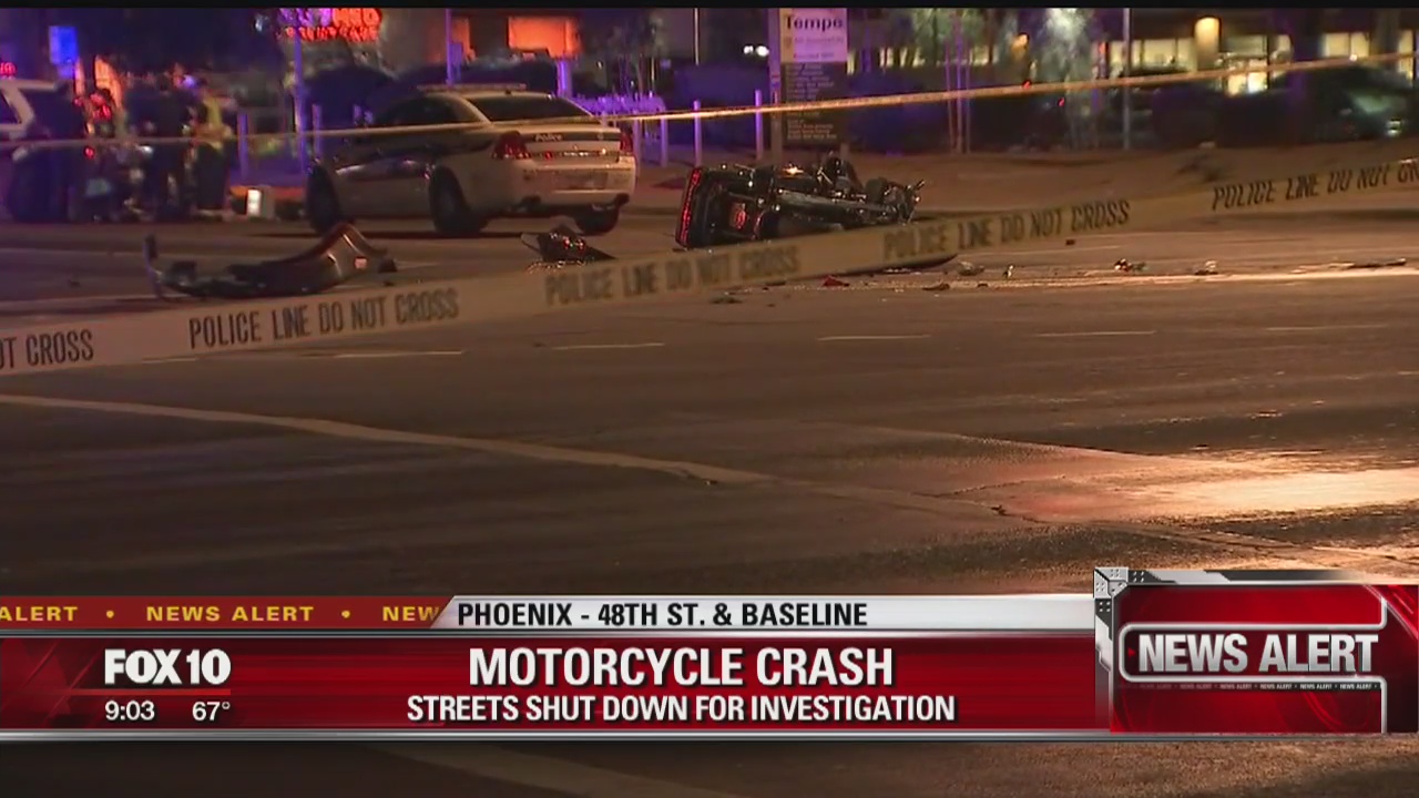 Phoenix police investigating serious motorcycle collision | FOX 10 Phoenix
