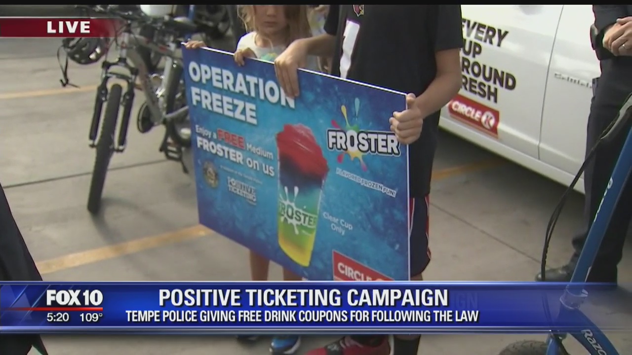 East Valley police department handing out coupons for obeying traffic ...