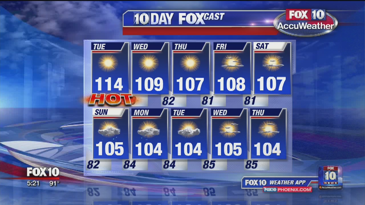 5 AM Weather - 7/16/19 | FOX 10 Phoenix
