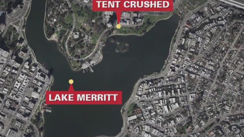 Man in tent crushed by falling tree near Lake Merritt | KTVU FOX 2