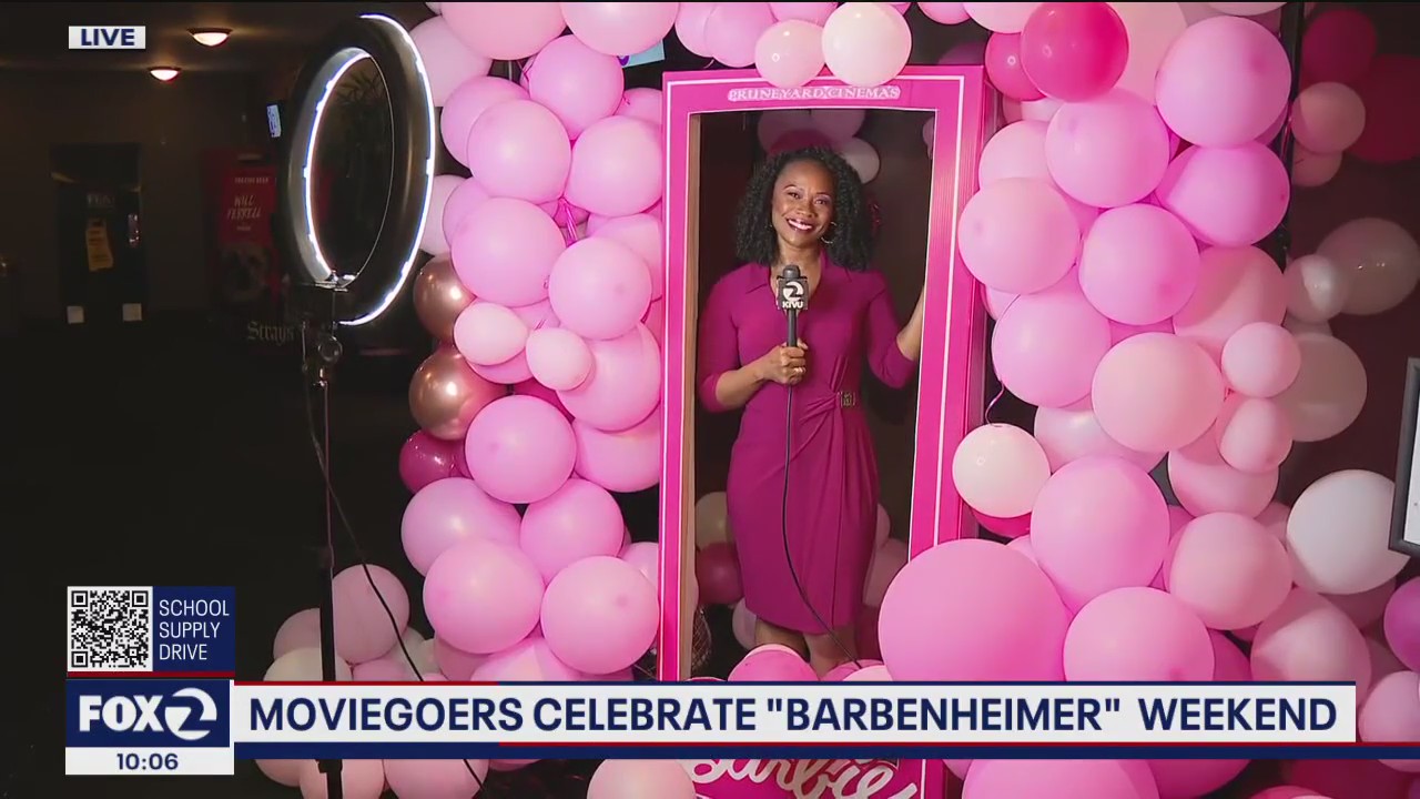 Moviegoers celebrate 'Barbenheimer' weekend | KTVU FOX 2