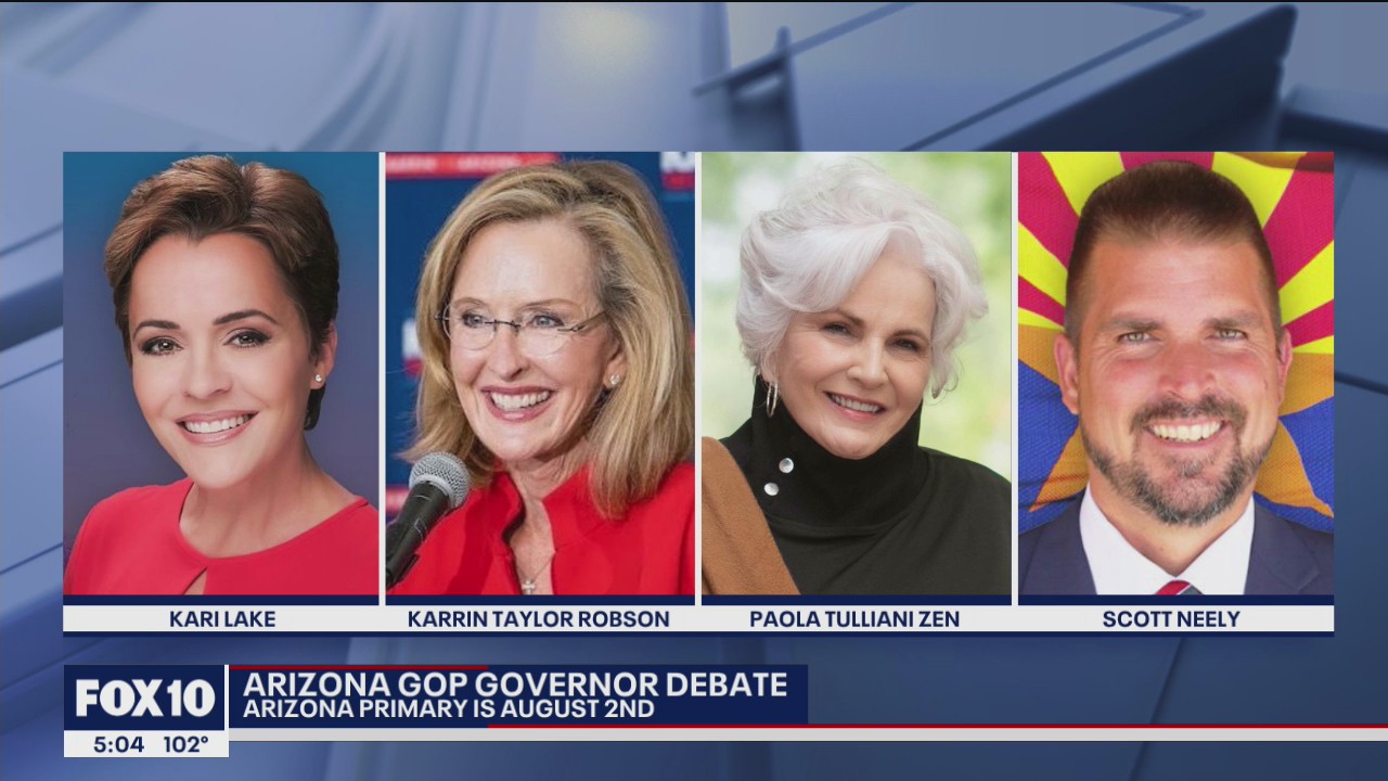 Arizona GOP gubernatorial hopefuls gear up for debate | FOX 10 Phoenix