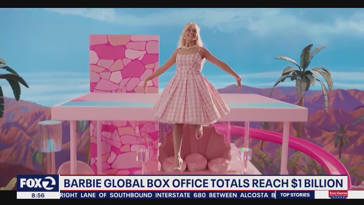 Barbie global box office totals reach $1 billion | KTVU FOX 2