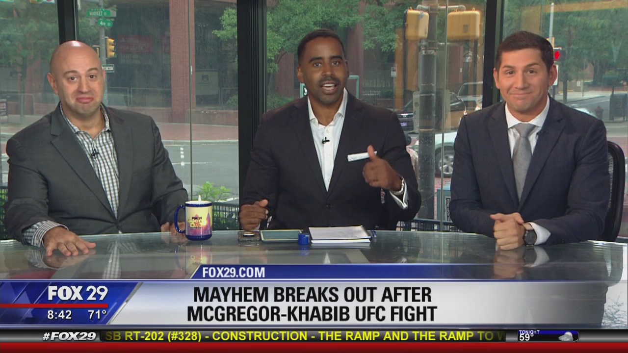 Mayhem breaks after McGregor-Khabib UFC fight | FOX 29 Philadelphia