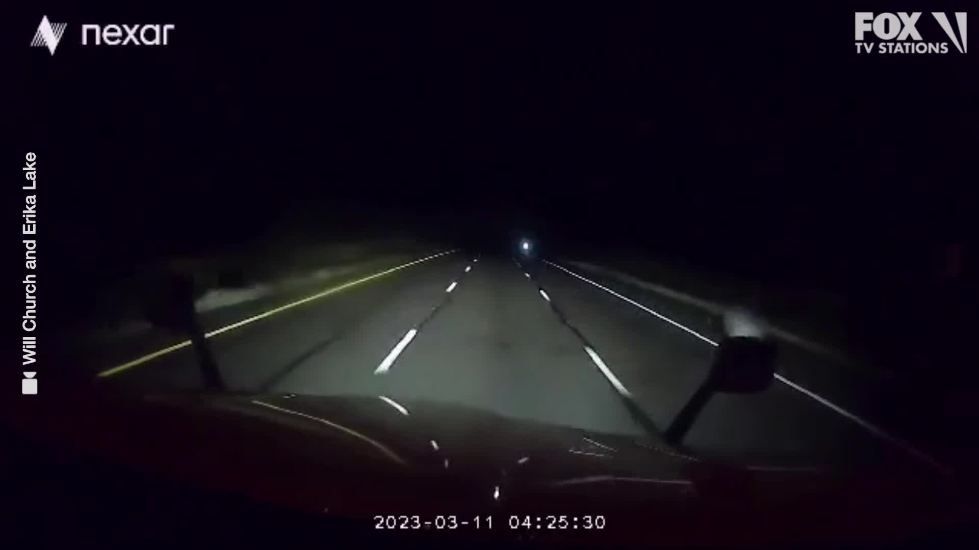 Ghost? Glare? Arizona trucker shares footage of chilling sighting | FOX ...
