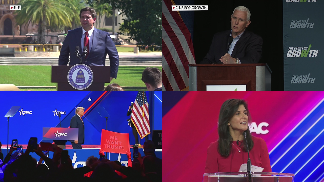 2024 Elections: GOP presidential contenders hold competing political ...