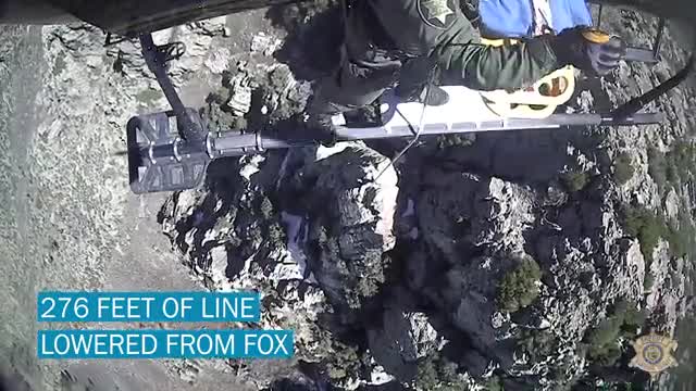 Deputy hoisted down 300 feet to rescue hiker | FOX 10 Phoenix