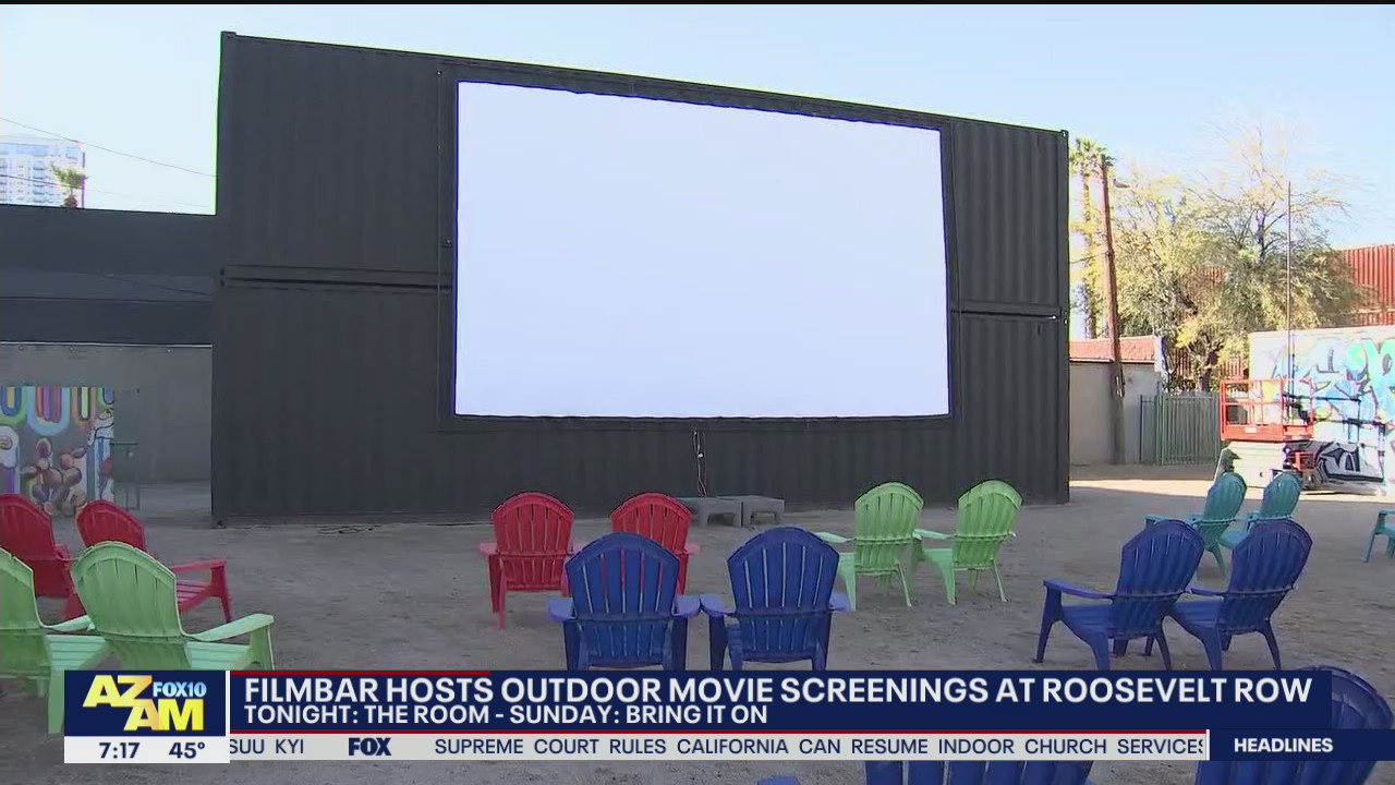 Filmbar hosts outdoor movie screenings on Roosevelt Row | FOX 10 Phoenix