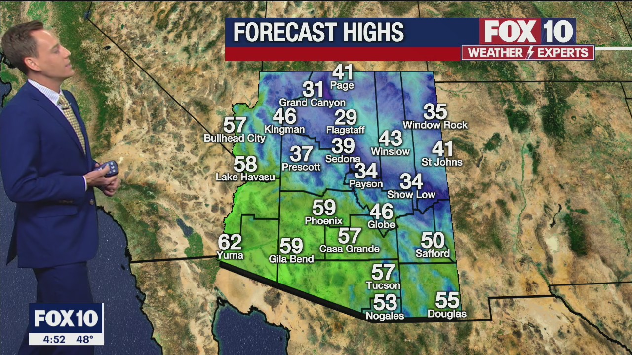 Morning Weather Forecast - 12/29/21 | FOX 10 Phoenix