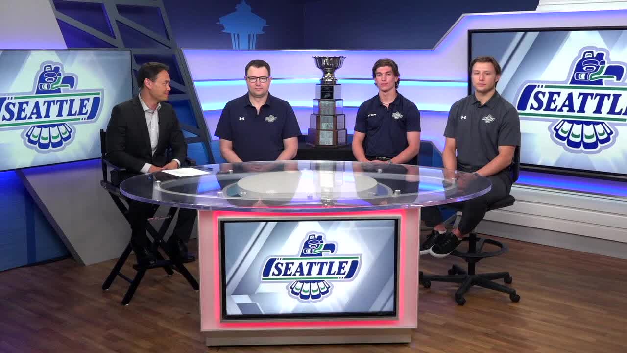 WHL Champs! Seattle T-Birds join 'Seattle Sports Live' In-Studio | FOX ...