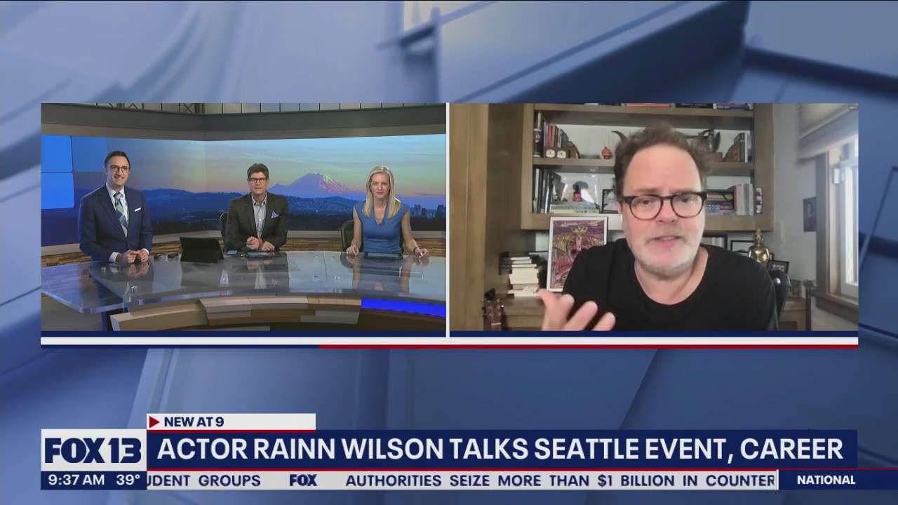 Actor Rainn Wilson talks Seattle event, career | FOX 13 Seattle
