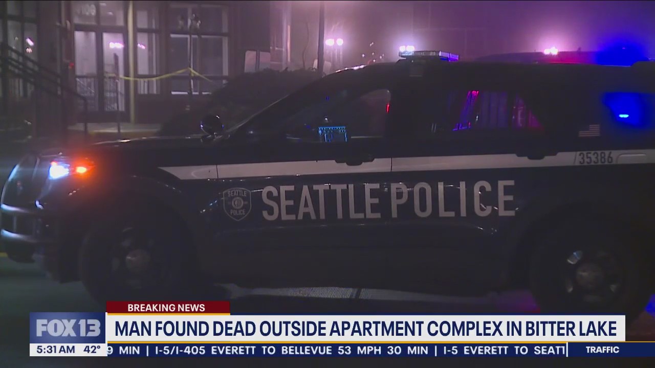 Man found dead outside apartment complex in Bitter Lake | FOX 13 Seattle