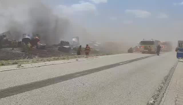 Illinois I-55 Springfield dust storm pileup | FOX6 Milwaukee