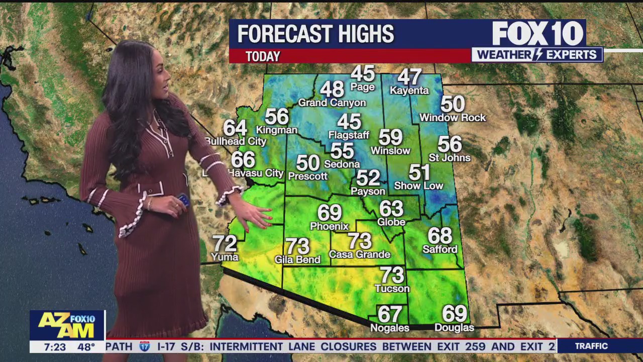 Morning Weather Forecast - 1/25/2025 | FOX 10 Phoenix