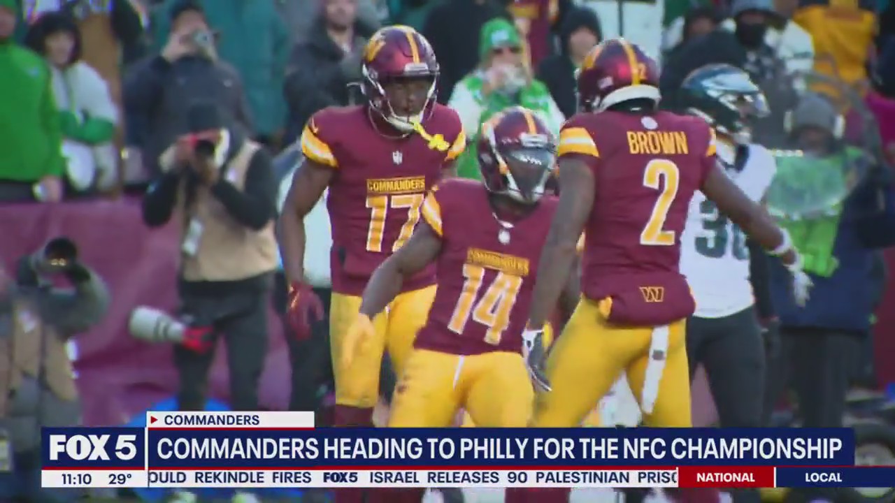 Commanders will face Eagles in NFC Championship game | FOX 5 DC