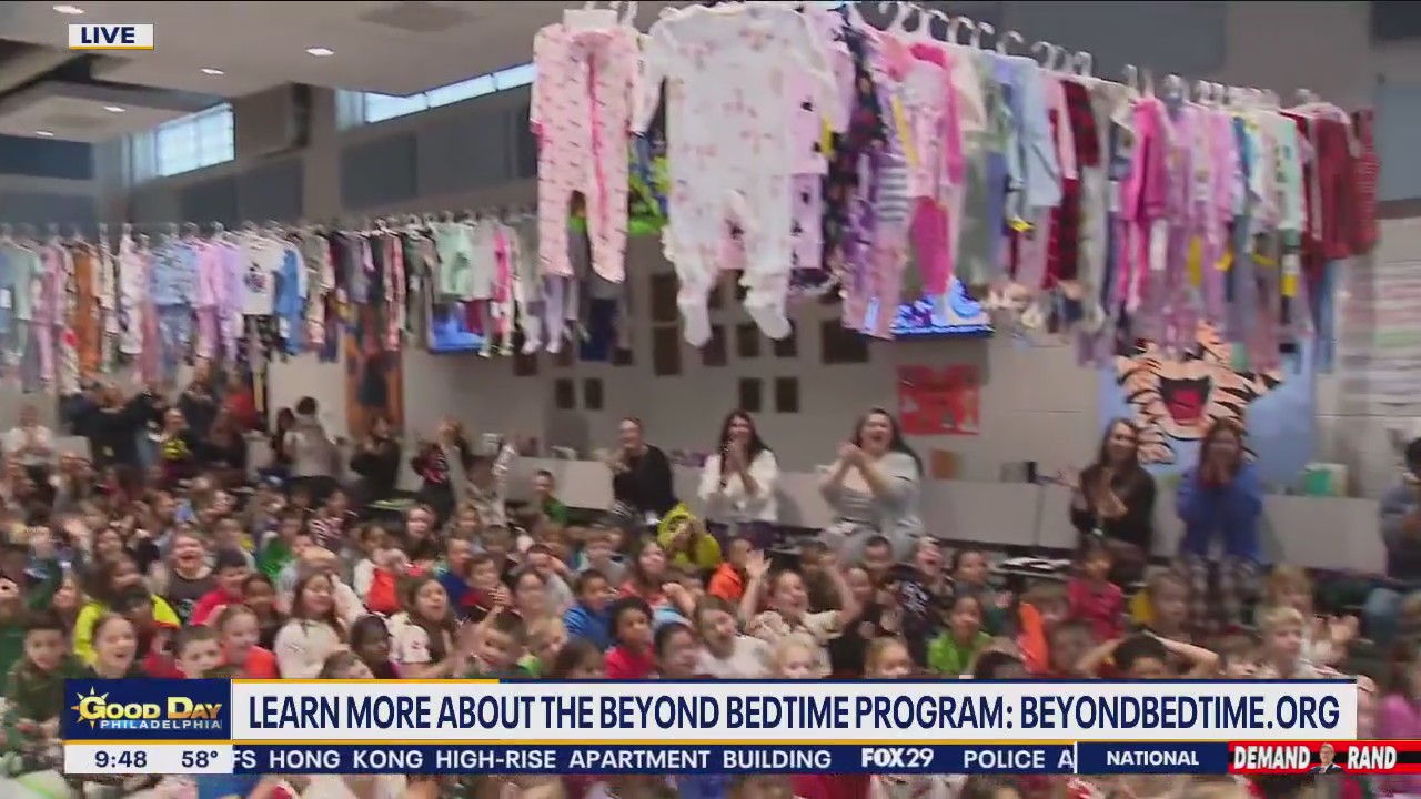 Loomis Elementary Surpasses PJ Day Goal | FOX 29 Philadelphia