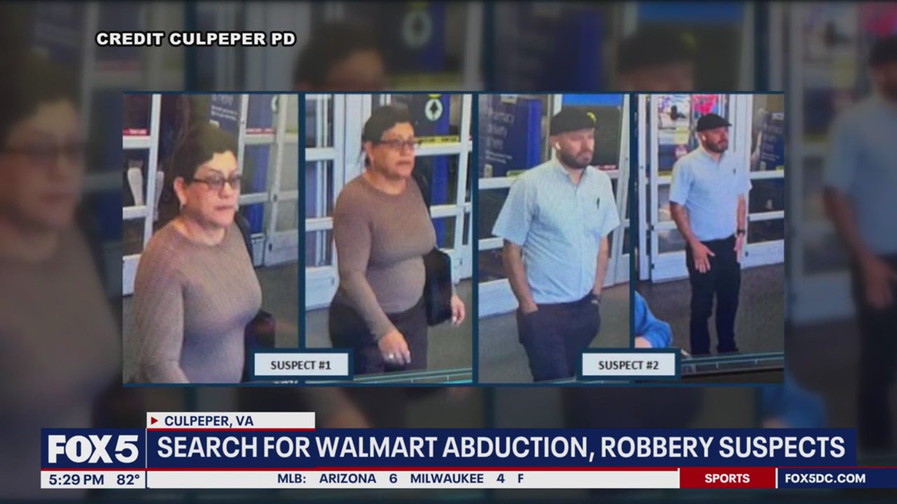 Suspects sought in Virginia Walmart armed abduction, robbery | FOX 5 DC
