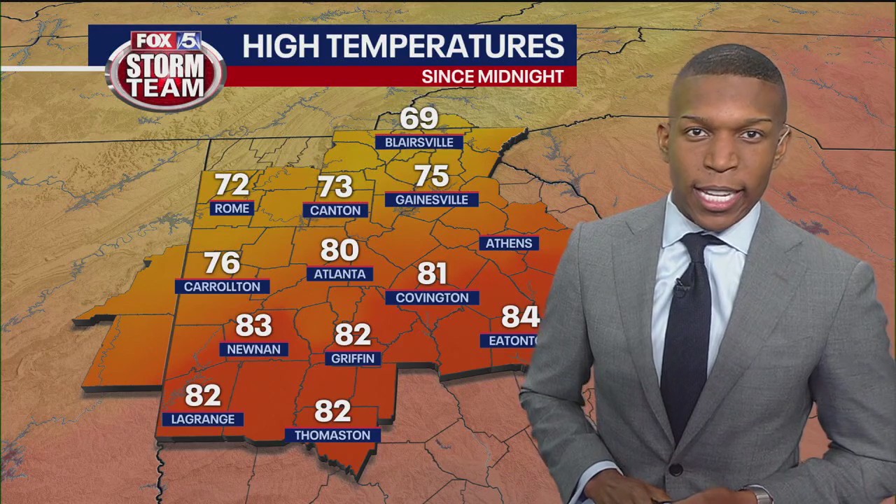 Weekend forecast evening update | FOX 5 Atlanta