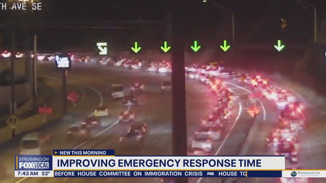How first responders navigate through heavy Seattle traffic | FOX 13 ...