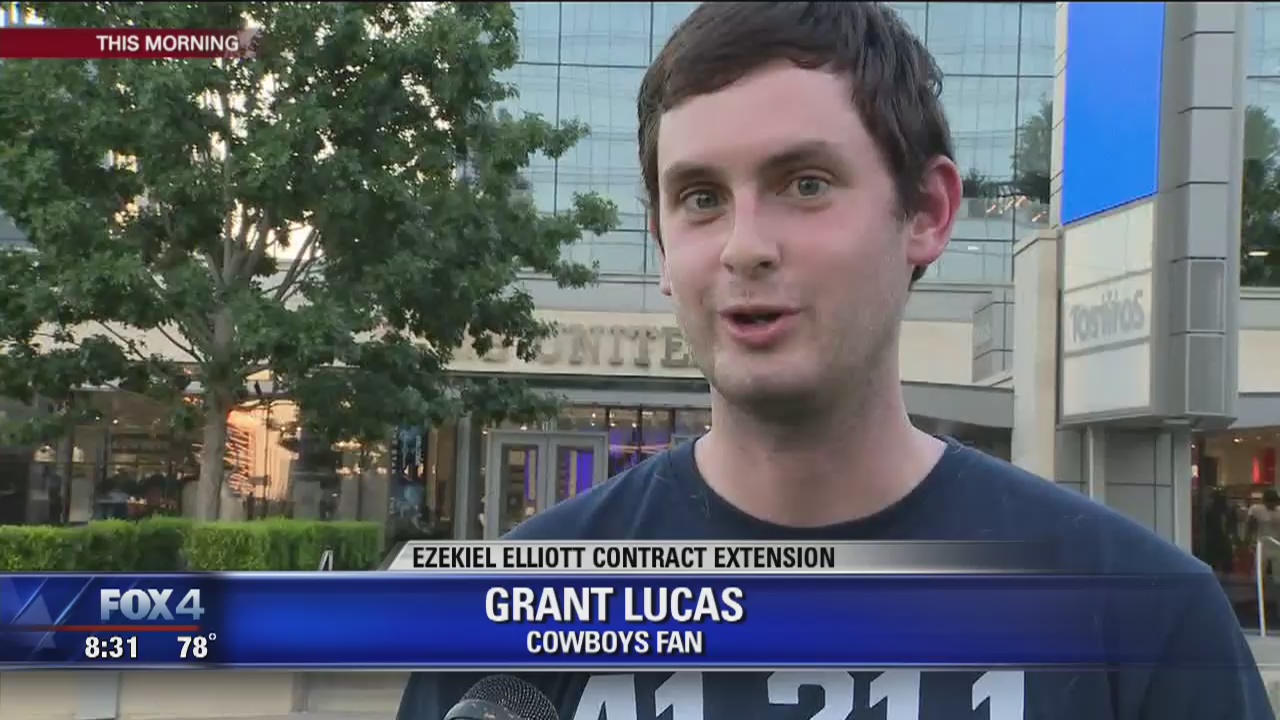 Fans react to news of Zeke's $90M contract extension | FOX 4 Dallas ...