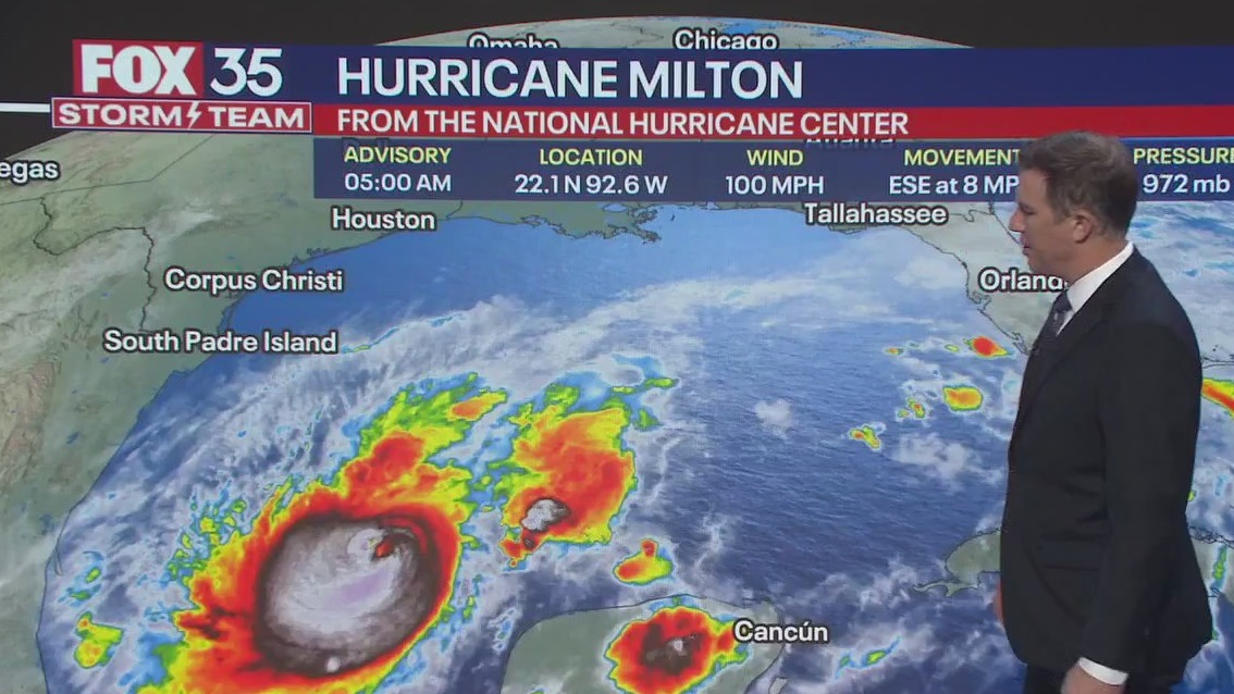 Hurricane Milton: Latest update as storm heads to Florida | FOX 51 ...