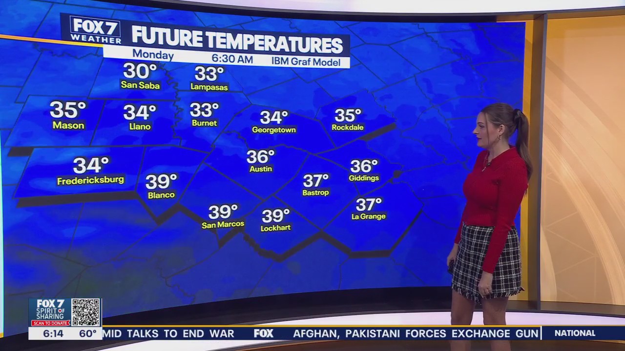 Austin weather: Nov. 7 morning forecast | FOX 7 Austin