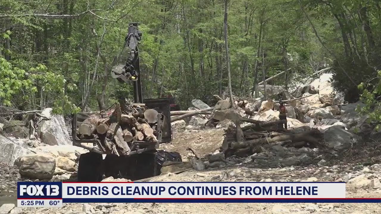 Helene debris cleanup continues in North Carolina | FOX 13 Seattle