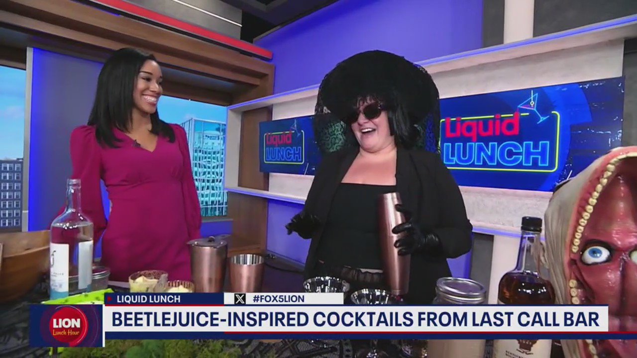 Beetlejuice-Inspired Cocktails from Last Call Bar | FOX 5 DC
