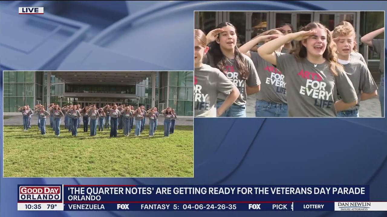 Quarter Notes to sing USA medley at Veterans Day parade | FOX 51 ...