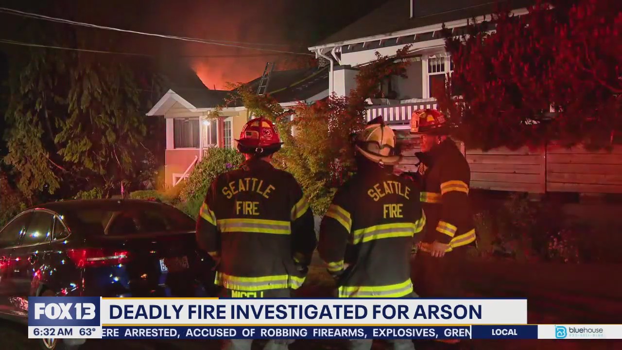 Deadly fire in Seattle investigated for arson | FOX 13 Seattle