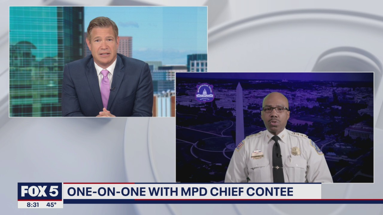 1-on-1 with DC Police Chief Robert Contee | FOX 5 DC