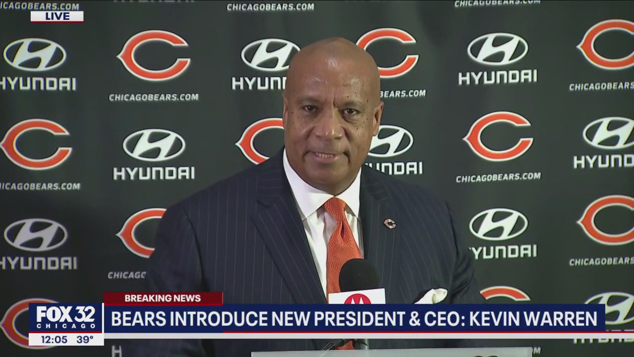 Chicago Bears introduce new President and CEO Kevin Warren | FOX 32 Chicago
