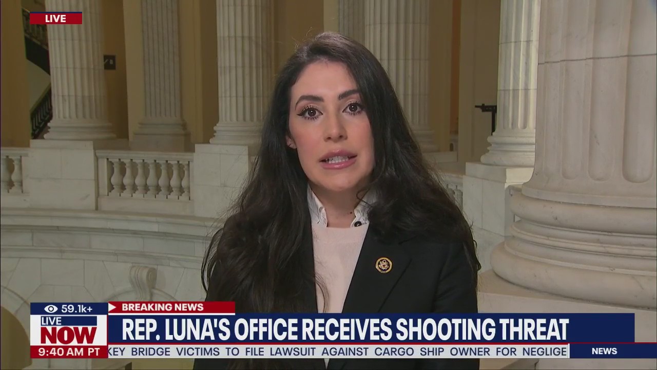 Rep. Luna receives shooting threat update | LiveNOW from FOX