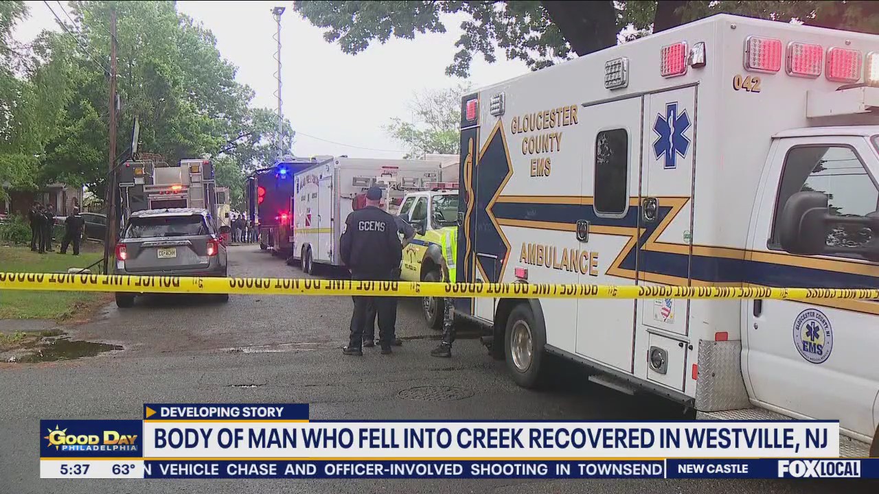 Body of man who fell into creek recovered in Westville | FOX 29 ...