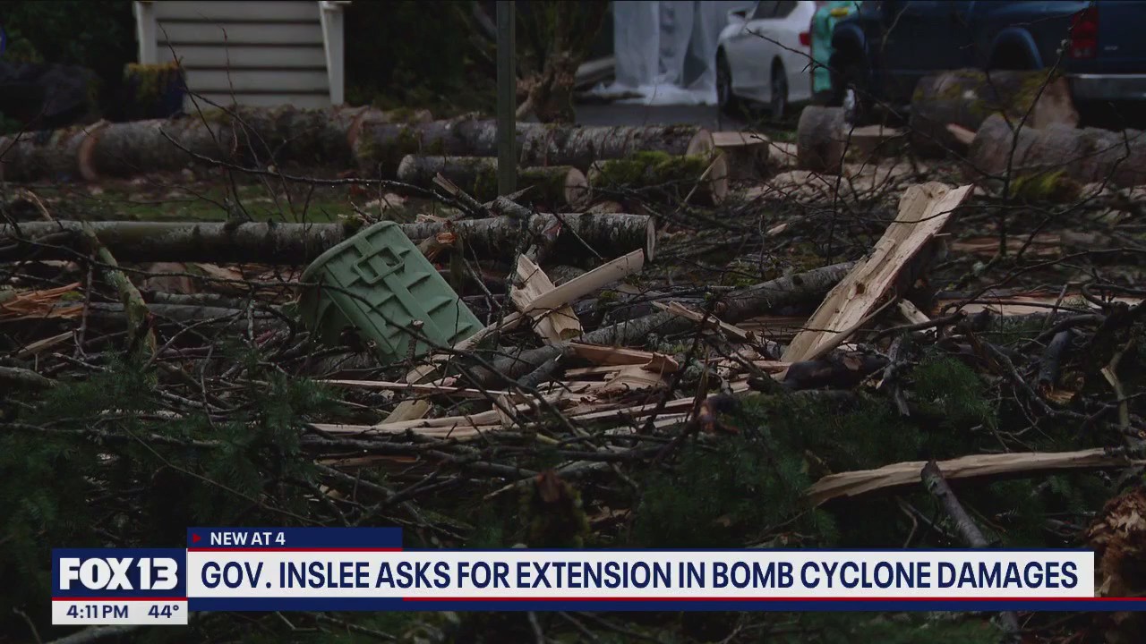 Gov. Inslee asks for extension to assess bomb cyclone damage | FOX 13 ...
